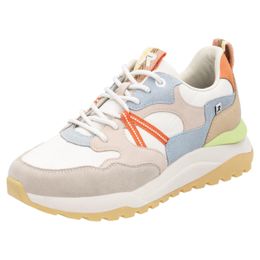 RIEKER SPORT Damen Keilsneaker "Bel Air", Gr. 37, weiß, Lederimitat, Textil, Schuhe, Freizeitschuh, Halbschuh, Schnürschuh mit herausnehmbarem Fußbett