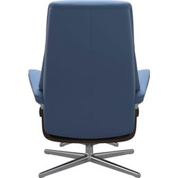stressless "View" Set, Relaxsessel mit Hocker, mit Hocker, mit Cross Base, Gr&ouml;&szlig;e S, M & L, Holzakzent Wenge