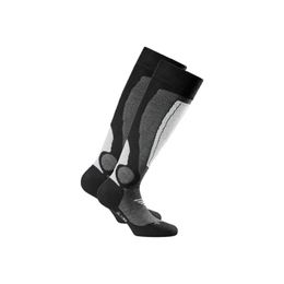 Rohner Socks Herren Kniestr&uuml;mpfe "Socken Basic Ski 2er Pack", Gr. 43, grau, Obermaterial: 40% Wolle mw. 25% Polyacryl PAN. 24% Polypropylen PP. 8%