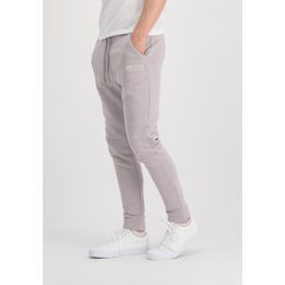 Herren Jogginghose "Organics EMB Jogger", grau, Gr. XXL, Alpha Industries, Obermaterial: 100% Baumwolle, Hosen