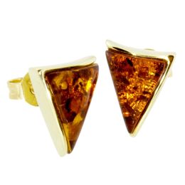 OSTSEE-SCHMUCK Damen Paar Ohrstecker "OSTSEE-SCHMUCK Ohrstecker Levke Ohrstecker Levke", 12 x 9mm, Gelbgold 333, gelb, Gelbgold 333, Ohrringe