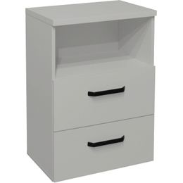 M&auml;usbacher Mehrzweckschrank M&Auml;USBACHER, B:50cm H:73cm T:35cm, grau, Holzwerkstoff, K&uuml;che, Schr&auml;nke