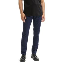 Tom Tailor Herren Chinohose "TRAVIS", blau, Gr. 38, unifarben, Obermaterial: 97% Baumwolle, 3% Elasthan. Futter: 100% Baumwolle, Hosen, mit Gürtel