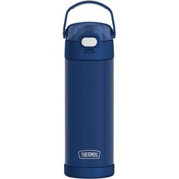 Thermos Isolierflasche "FUNTAINER Water Bottle, doppelwandiger Edelstahl, spülmaschinenfest", 470mlnavy, Trinkflaschen, 0,47l, 12h kalt, mit