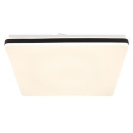 Globo LIGHTING LED Deckenleuchte "ULLY", wei&szlig;, 1 Stk., Leuchten, Deckenlampe/quadratisch/Wohnzimmer/Schlafzimmer/CCT 2700-6500K, LED Deckenleuchte