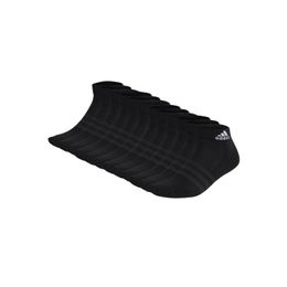 Herren Kurzsocken "Socken Cushioned Sportswear Ankle 12er Pack", adidas originals, Gr. 43, schwarz, Obermaterial: 62% Baumwolle CO. 34% Polyester