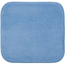 G&ouml;zze Badematte G&Ouml;ZZE, H:18mm, blau, Polyester, Badematten, "Rio Premium", Badteppich, Uni Farben, waschbar, rechteckig & rund erh&auml;ltlich