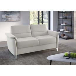Sit & More 2,5-Sitzer SIT & MORE, B:179cm H:89cm T:89cm, silber, 100% Polyester, Sofas, "Palmera, B: 179 cm", mit Federkern
