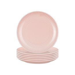 Seltmann Weiden Brotteller "Brotteller Amina &oslash; 16,3 cm 6er Set", L:16,3cm, rosa, Speiseteller