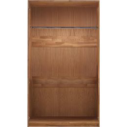 Dreht&uuml;renschrank Home Affaire, B:124cm H:218cm T:65cm, beige, Schr&auml;nke, "Chamara", aus massivem Eichenholz, in unterschiedlichen Breiten, H&ouml;he 218 cm