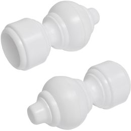 Gardinenstangen-Endst&uuml;ck Liedeco, &Oslash;:2,8cm, wei&szlig;, Gardinenstangenendst&uuml;cke, f&uuml;r Gardinenstange &Oslash; 28 mm