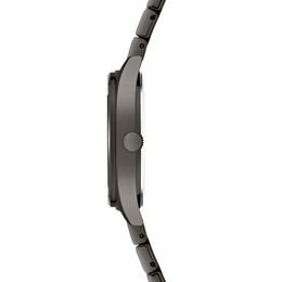 Damen Quarzuhr "Vinyl Vision", schwarz, Liebeskind Berlin, Armbanduhren, Armbanduhr, Damenuhr, Edelstahlarmband, analog