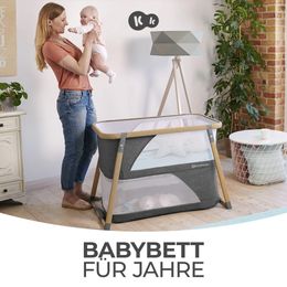 Kinderkraft Baby Baby-Reisebett "SOFI", grau, Kunststoff, Polyester, Babybetten, mit Laufgitterfunktion