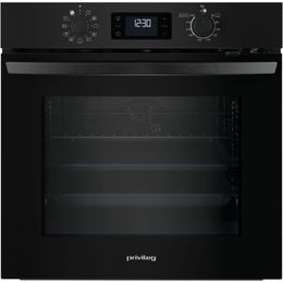Privileg Einbaubackofen "PBA285PU1K", B:56cm H:60cm T:55,5cm, schwarz, Backöfen, Hydrolyse & Pyrolyse - zwei Reinigungsfunktionen für jeden Bedarf