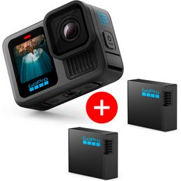GoPro Camcorder "HERO13 Black + Enduro Battery Bundle", B:7,18cm H:5,08cm T:3,36cm, schwarz, Camcorder