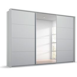 Schwebet&uuml;renschrank Rauch, B:278cm H:233cm T:68cm, grau, Holzwerkstoff, Schr&auml;nke, "Kleiderschrank Schrank Garderobe OTELI inkl. 3 Innenschubladen",