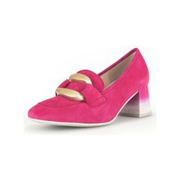 Gabor Damen Pumps "Gabor Pumps Veloursleder", Gr. 40,5, rosa, Veloursleder, Schuhe