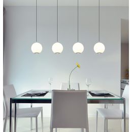 Globo LIGHTING H&auml;ngeleuchte "SIMMONS", H: 150cm, 1 Stk., wei&szlig;, Wohnzimmer, Leuchten, H&auml;ngelampe Esszimmer-Leuchte Esstischleuchte Wohnzimmer