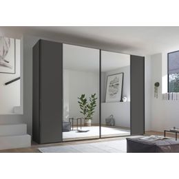 Schwebet&uuml;renschrank STAUD, B:249cm H:240cm T:68cm, schwarz, Holzwerkstoff, Schr&auml;nke, "Sonett 120 G, Made in Germany", mit vier verschiedenen
