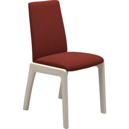 Polsterstuhl stressless, B:57cm H:92cm T:59cm, rot, Microfaser DINAMICA (88% Polyester, 12% Polyurethan), Esszimmer, St&uuml;hle, "Laurel", Low Back,