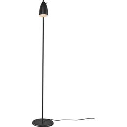 Stehlampe "NEXUS", 1, &Oslash; 10cm H: 141cm, schwarz, design for the people, Wohnzimmer, Leuchten, Textil Kabel, Skandinavische Design