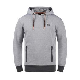 !Solid SOLID Herren Kapuzenpullover "Hoodie SDRaffa", grau, Gr. XXL, unifarben, Web, Obermaterial: 60% Baumwolle CO. 40% Polyester PES., Pullover
