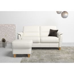 2,5-Sitzer Home Affaire, B:179cm H:89cm T:89cm, wei&szlig;, Luxus-Microfaser (100% Polyester);Struktur (100% Polyester);Luxus-Microfaser in Lederoptik