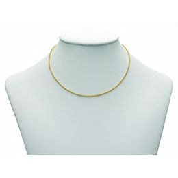 Adelia´s ADELIA ́S Damen Goldkette "Damen Gold Schmuck 333 Gold Erbs Halskette Ø 1,5 mm", 38, Gold, gold, Gold, Halsketten, Goldschmuck für Damen