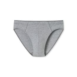 Schiesser Herren Slip "Slip 1er Pack", Gr. S, grau, Obermaterial: 95% Baumwolle CO. 5% Elasthan EL., Unterhosen