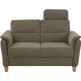2-Sitzer Home Affaire, B:149cm H:89cm T:89cm, gr&uuml;n, 100% Polyester;Struktur (100% Polyester);Luxus-Microfaser in Lederoptik (100% Polyester), Sofas,