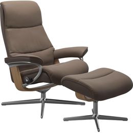 Relaxsessel stressless, B:91cm H:110cm T:85cm, braun, Leder BATICK: BATICK ist ein leicht korrigiertes, durchgef&auml;rbtes und genarbtes M&ouml;belleder, bei