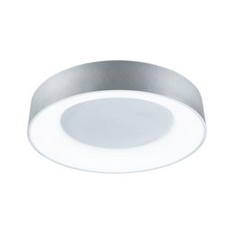 Paulmann LED Deckenleuchte "Selection Bathroom Casca IP44 1x23W 400mm, 230V Metall/Kunststoff", 1, Ø 40cm H: 7,1cm, 1 Stk., grau, Wohnzimmer,