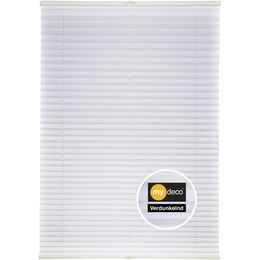 Plissee mydeco, B:80cm H:210cm, wei&szlig;, Obermaterial: 100% Polyester, Plissees, "Free"
