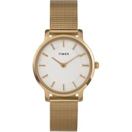 Timex Damen Quarzuhr "TRANSCEND", gold, Armbanduhren, Armbanduhr, Damenuhr,Edelstahlarmband,analog