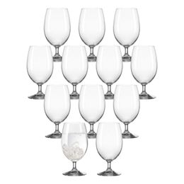 Leonardo Glas "Wasserglas Daily 370 ml 12er Set transparent", transparent, Trinkgef&auml;&szlig;e