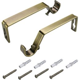 Tr&auml;ger Liedeco, &Oslash;:1,6cm, gold, Gardinenstangenhalterungen, f&uuml;r Gardinenstangen &Oslash; 16 mm