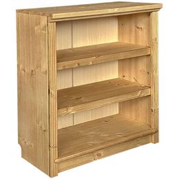 Standregal Home Affaire, B:80cm, beige, Wohnzimmer, Regale, "Soeren", aus massiver Kiefer, in 2 Breiten, Tiefe 29 cm, FSC-zertifiziert