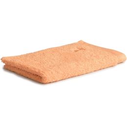 M&ouml;ve G&auml;stehandt&uuml;cher M&Ouml;VE, B:30cm L:50cm, orange, Walkfrottee, Baumwolle, Handt&uuml;cher, "Superwuschel", G&auml;stehandt&uuml;cher Set mit Bord&uuml;re, 100% Premium Cotton