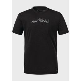 Sch&ouml;ffel SCH&Ouml;FFEL Herren Funktionsshirt "CIRC T Shirt Sulten M", schwarz, Gr. 56, Oberstoff: 100% Polyester, Shirts
