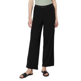 Marc O'Polo MARC O'POLO Damen Jerseyhose, schwarz, Gr. S, Jersey, Obermaterial: 66% Lyocell, 32% Baumwolle, 2% Elasthan, Hosen, Marlene-Style mit elastischem
