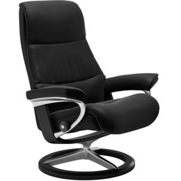 Relaxsessel stressless, B:82cm H:109cm T:81cm, schwarz, Leder BATICK: BATICK ist ein leicht korrigiertes, durchgef&auml;rbtes und genarbtes M&ouml;belleder,