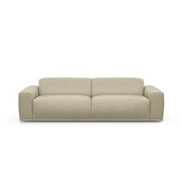 Big-Sofa Trendmanufaktur, B:254cm H:72cm T:107cm, silber, 100% Polyester, Sofas, "Braga, mit hochwertigem Kaltschaum, Megasofa, in Cord erh&auml;ltlich",