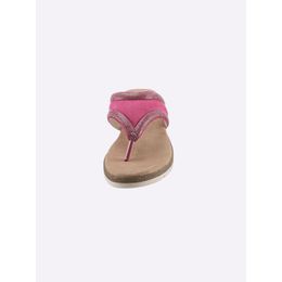Casual Looks Damen Pantolette, Gr. 37, pink, Synthetik, Schuhe