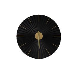 Wanduhr, H:59cm, schwarz, Art for the home, Wohnzimmer, Wanduhren, "Origami"