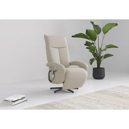 Sit & More TV-Sessel SIT & MORE, B:74cm H:112cm T:82cm, beige, 95% Polyester, 5% Polyamid, Sessel, "Amica, inkl. Kopfteilverstellung & Drehfunktion", wahlweise
