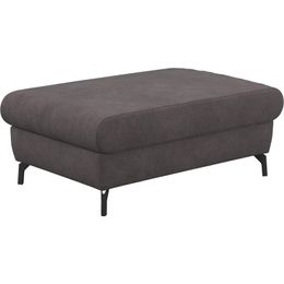 Polsterhocker COTTA, B:100cm H:45cm T:65cm, grau, 94% POLYESTER (PES) 6%POLYAMID (PA), Hocker, "Kitty, B: 100 cm", individuell zu kombinieren