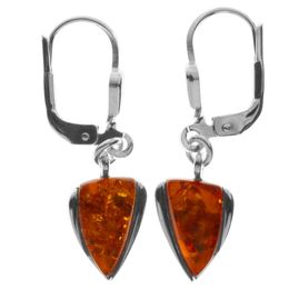 OSTSEE-SCHMUCK Damen Paar Ohrh&auml;nger "- Lara - Silber 925/000 - Bernstein", Silber 925 (Sterlingsilber), silber, Silber 925 (Sterlingsilber), Ohrringe