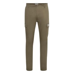 11 Project Herren Cargohose "Cargohose PRLouka", grün, Casual, Gr. L, Obermaterial: 98% Baumwolle CO. 2% Elasthan EL., Hosen