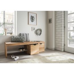 Bank Home Affaire, B:160cm H:45cm, braun, FSC-zertifiziertes Massivholz, Garten, Sitzb&auml;nke, "Dura", F&uuml;r die geschmackvolle Optik sorgt das