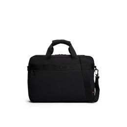 Tommy Hilfiger Damen Laptoptasche "TH COMMUTER COMPUTER BAG", schwarz, Textil, Taschen, Unisex Computertasche, Tragetasche mit RV-Außentasche